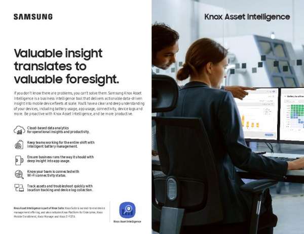 Samsung Knox Asset Intelligence