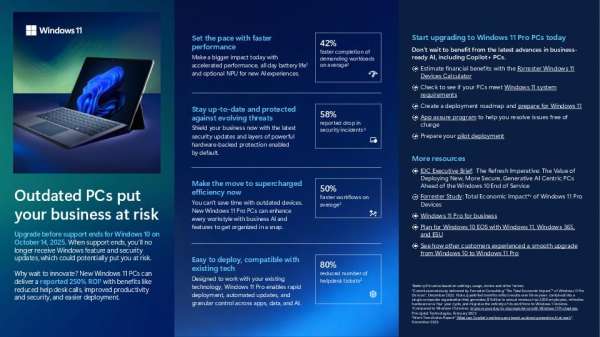 Windows EOS One page flyer